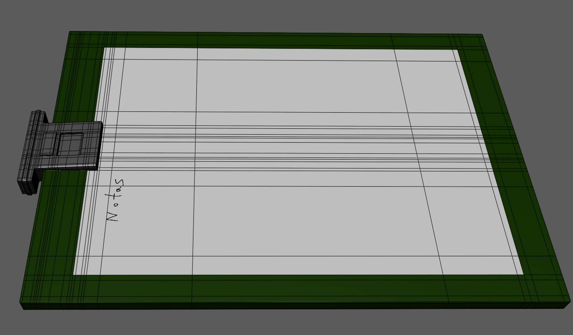 Free Clipboard 3d Model