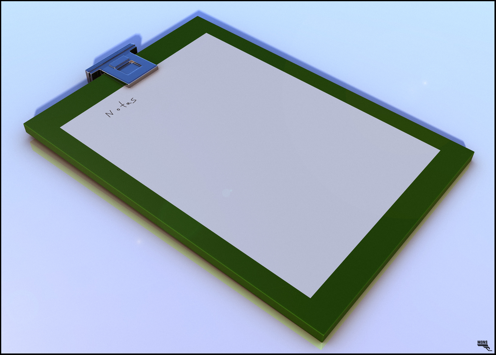 free clipboard 3d model