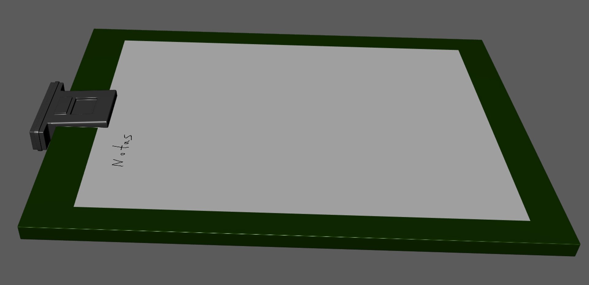 Free Clipboard 3d Model