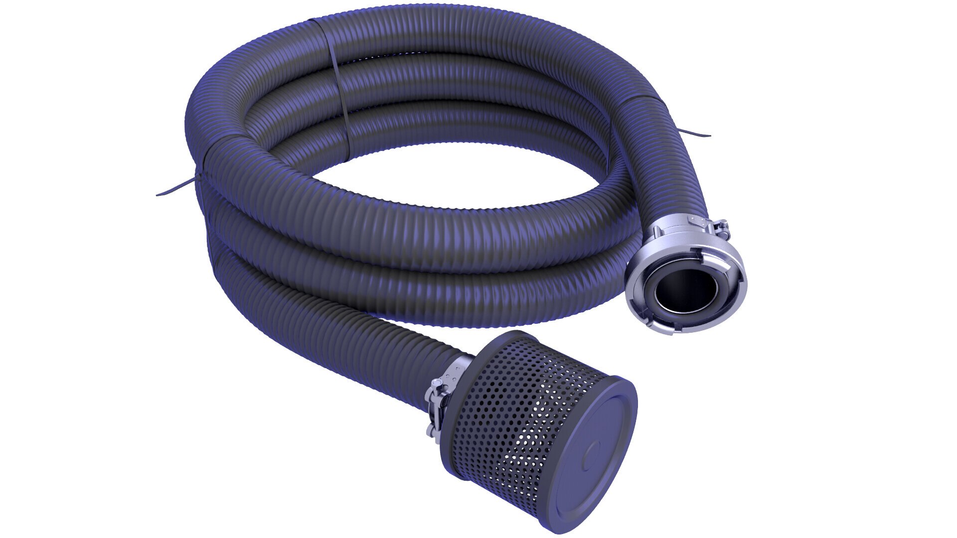 3D Flexible Suction Hose Fire 6 Model - TurboSquid 1979908