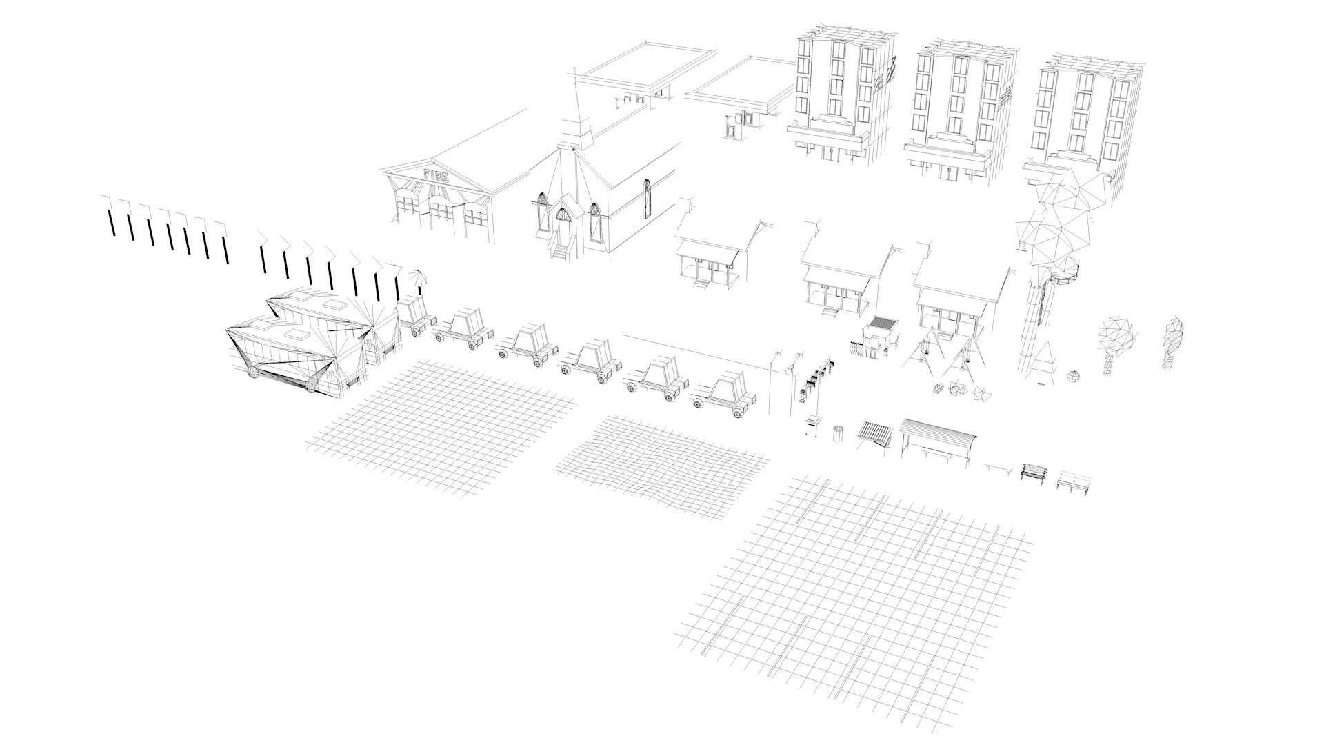 3D Simple Rural - Assets - TurboSquid 1309042