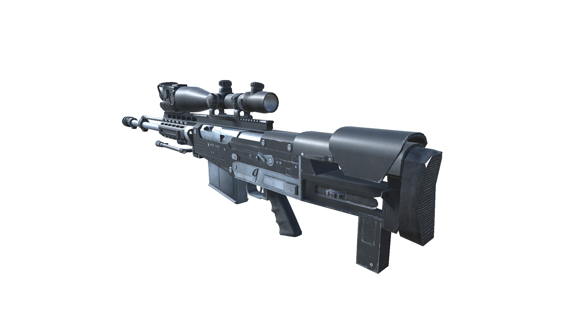 3D Model 22-AS50-gun Model 3d Game Ready Model Low-poly 3D Model ...