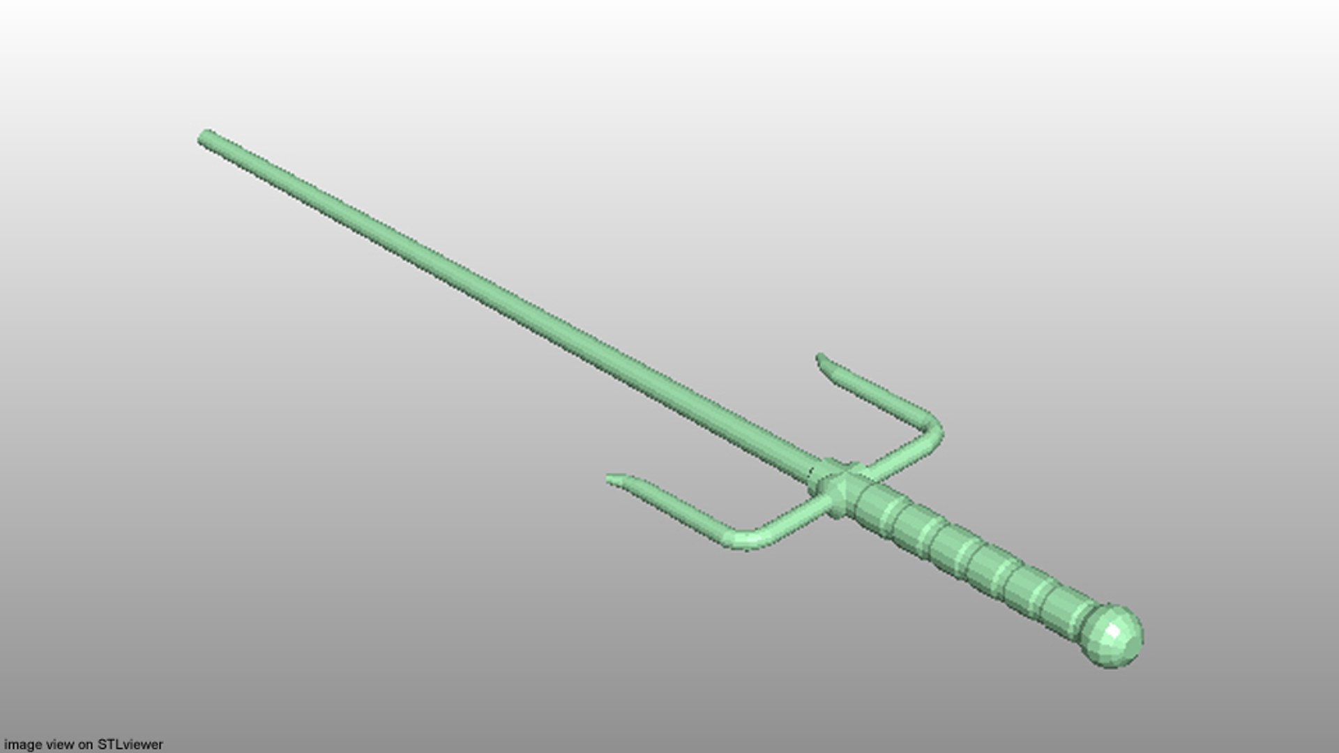 Handle Short Trident 3D Model - TurboSquid 1252478