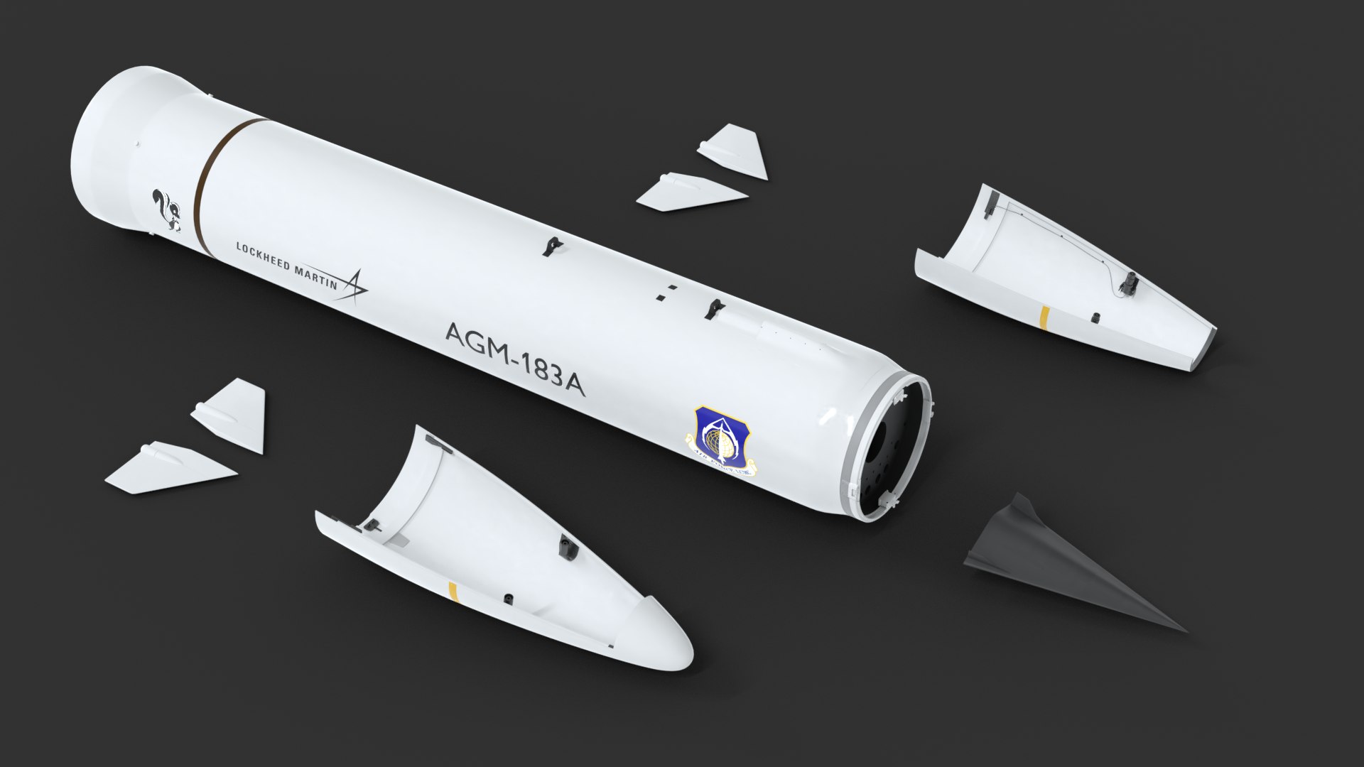 Agm-183a Arrw Missile Model - TurboSquid 1418032