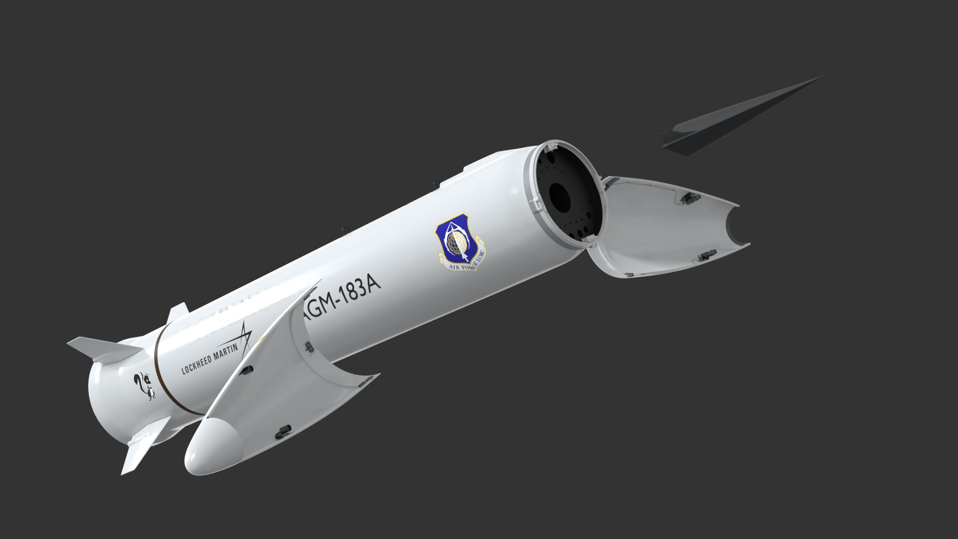 Agm-183a Arrw Missile Model - TurboSquid 1418032