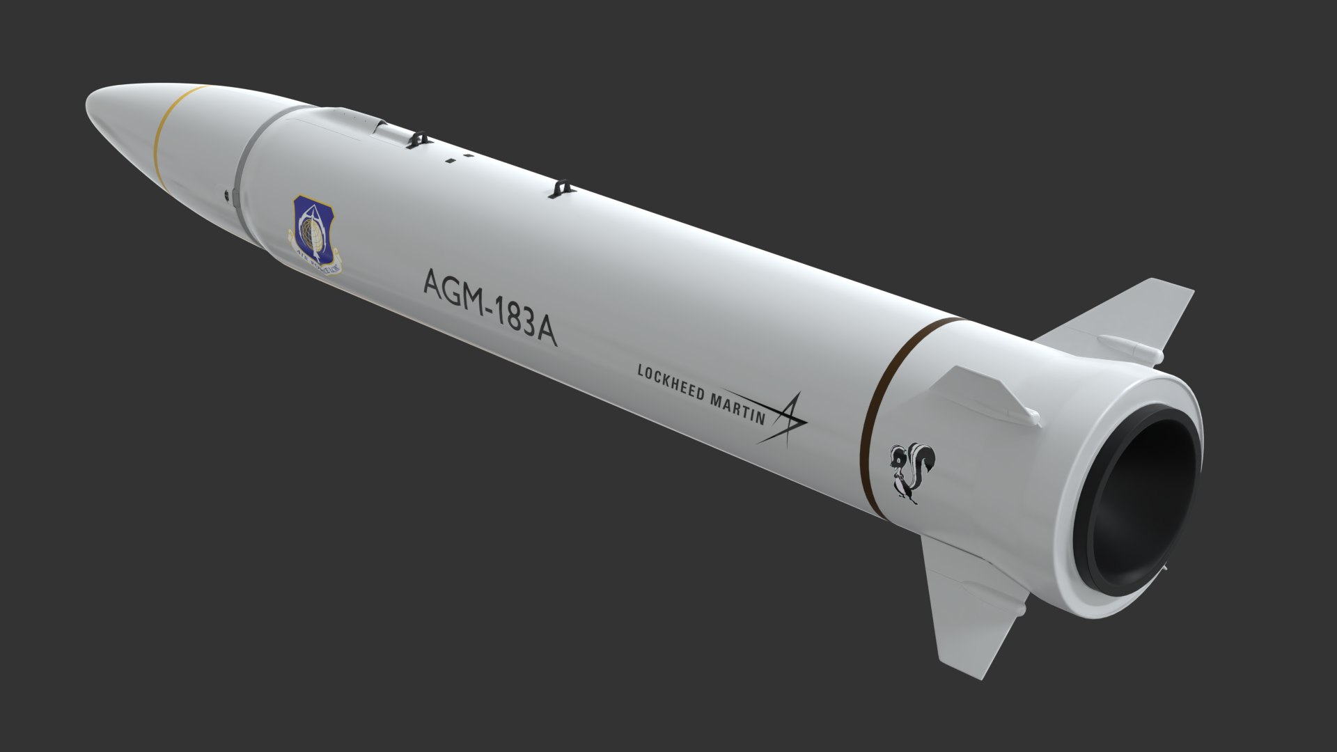 Agm-183a Arrw Missile Model - TurboSquid 1418032