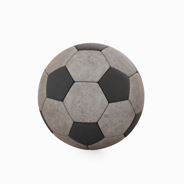 modelo 3d Balón de fútbol de cuero antiguo 02 - TurboSquid 2304243