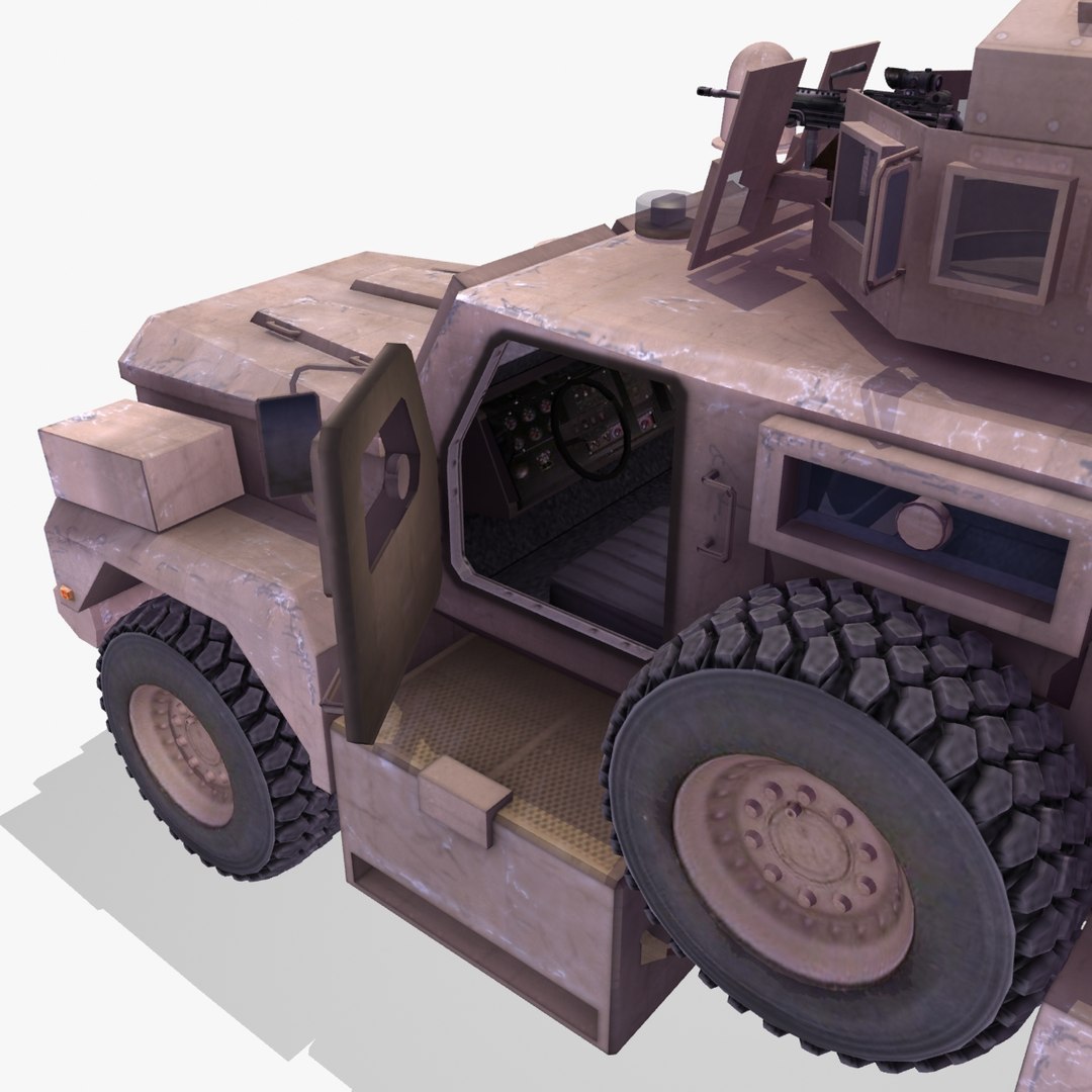 Cougar H 4x4 Mrap 3d Dwg