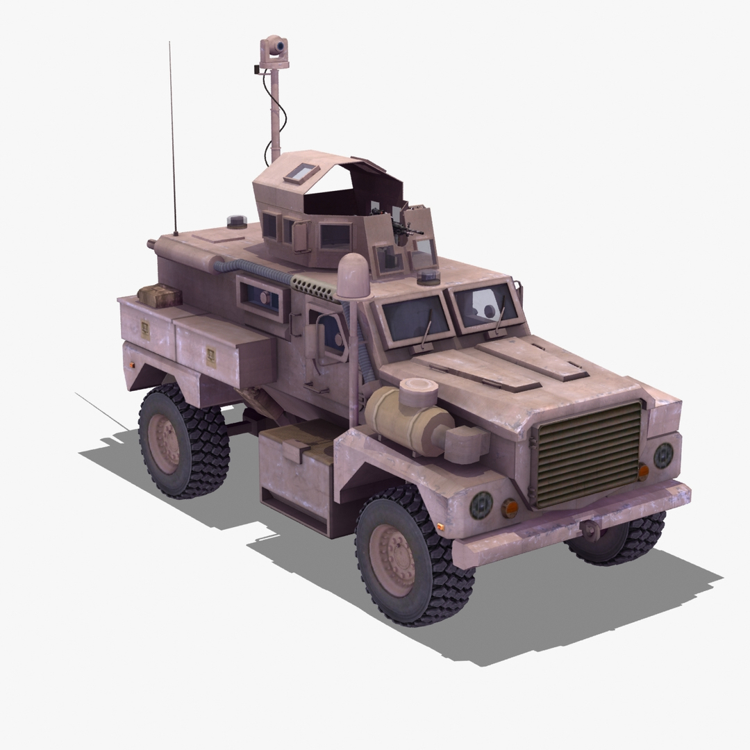 Cougar H 4x4 Mrap 3d Dwg