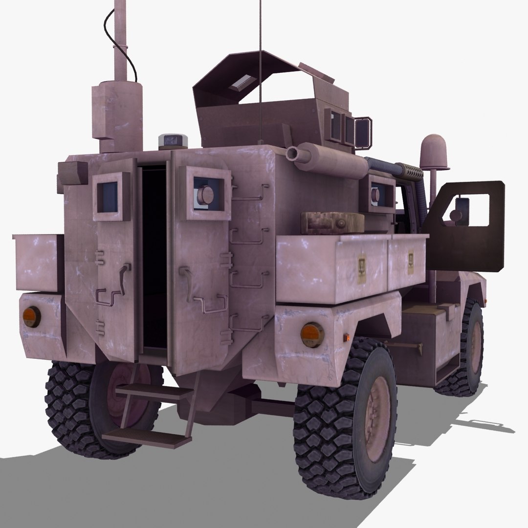 Cougar H 4x4 Mrap 3d Dwg
