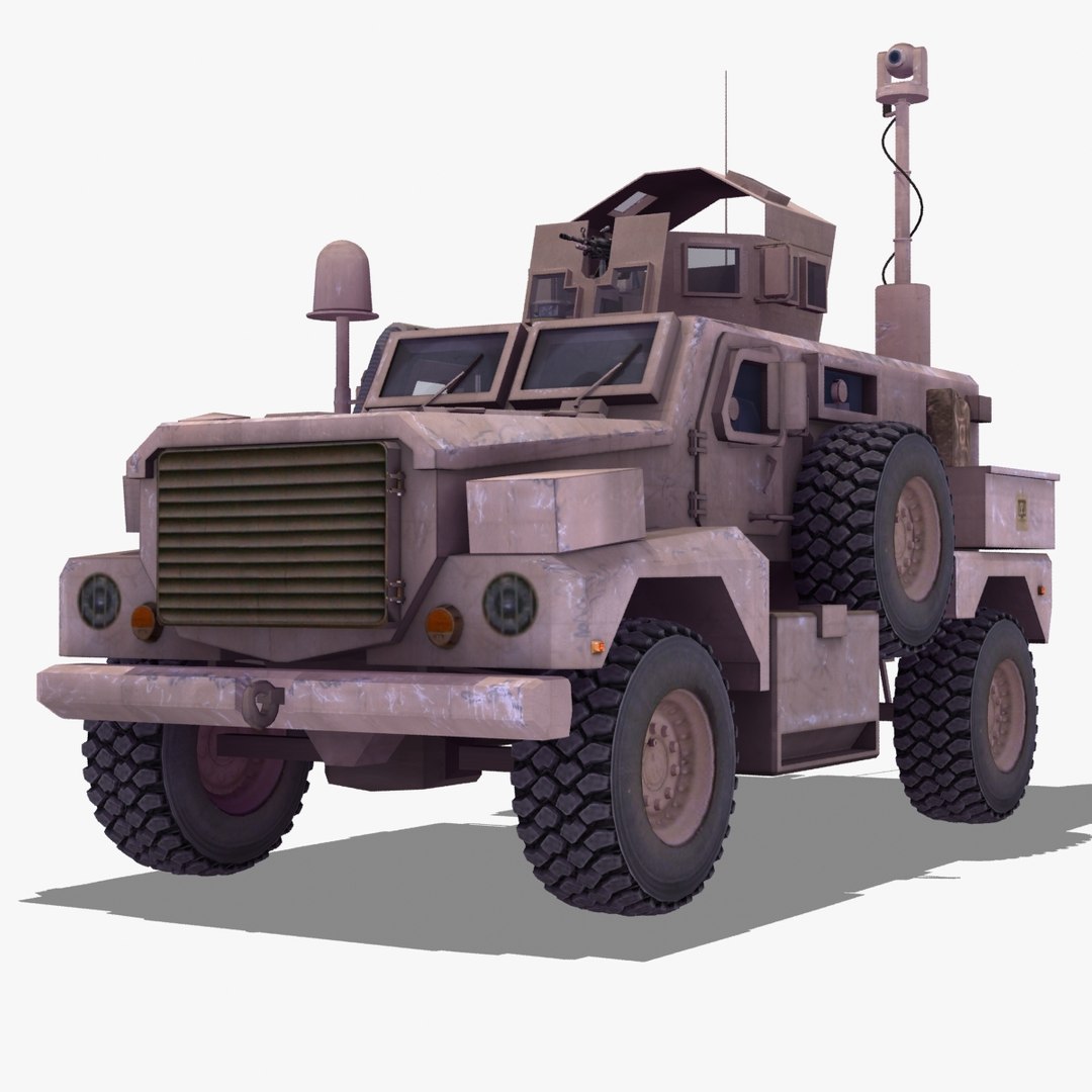 Cougar H 4x4 Mrap 3d Dwg