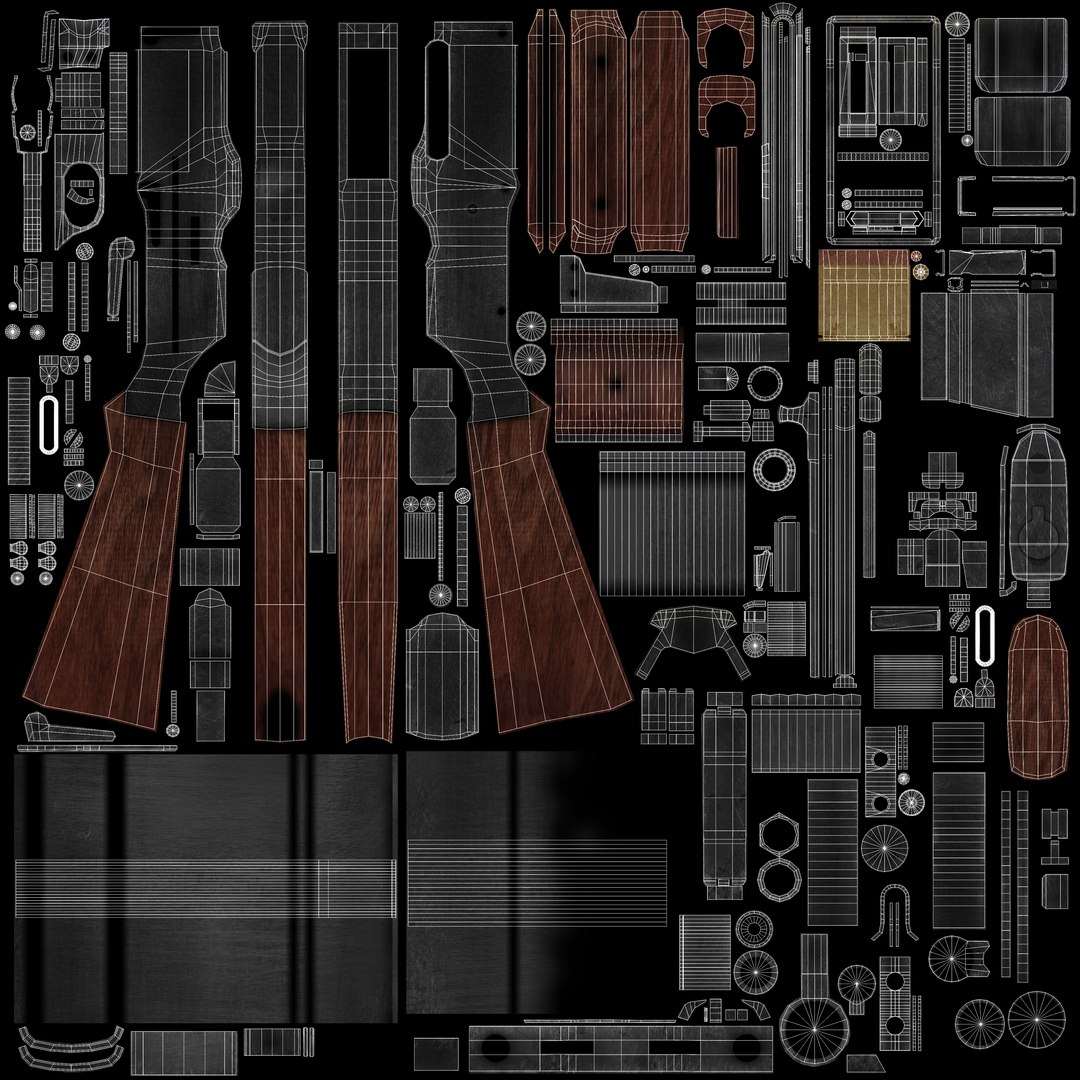 Browning Automatic Rifle BAR 3D Model - TurboSquid 2198034