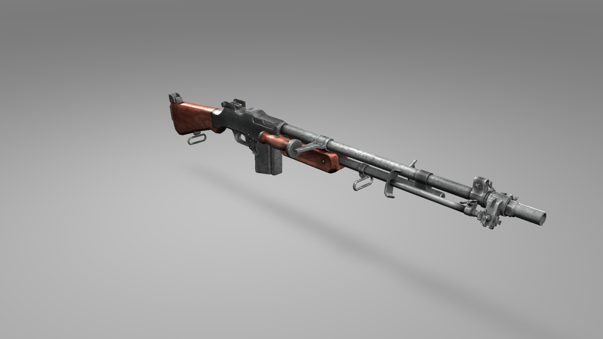 Browning Automatic Rifle BAR 3D Model - TurboSquid 2198034
