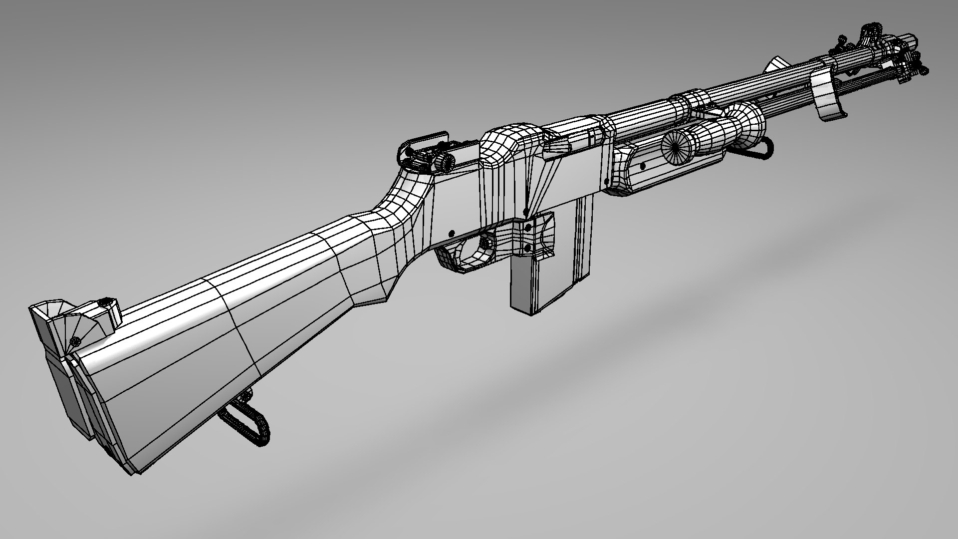 Browning Automatic Rifle BAR 3D Model - TurboSquid 2198034