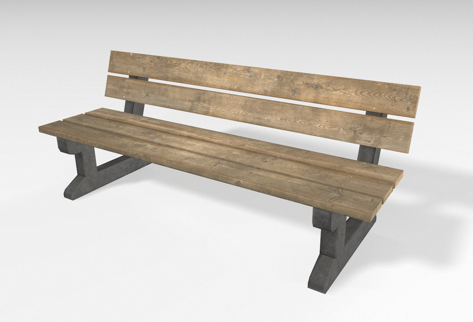 3D Bench Pbr Blender - TurboSquid 1546303