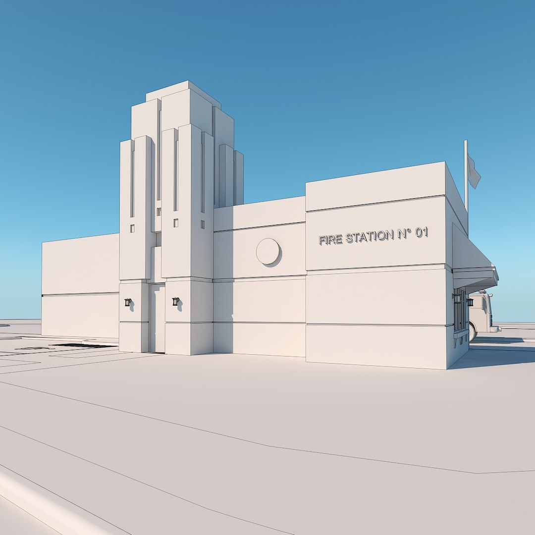 3dmodel station 3D model - TurboSquid 1350939