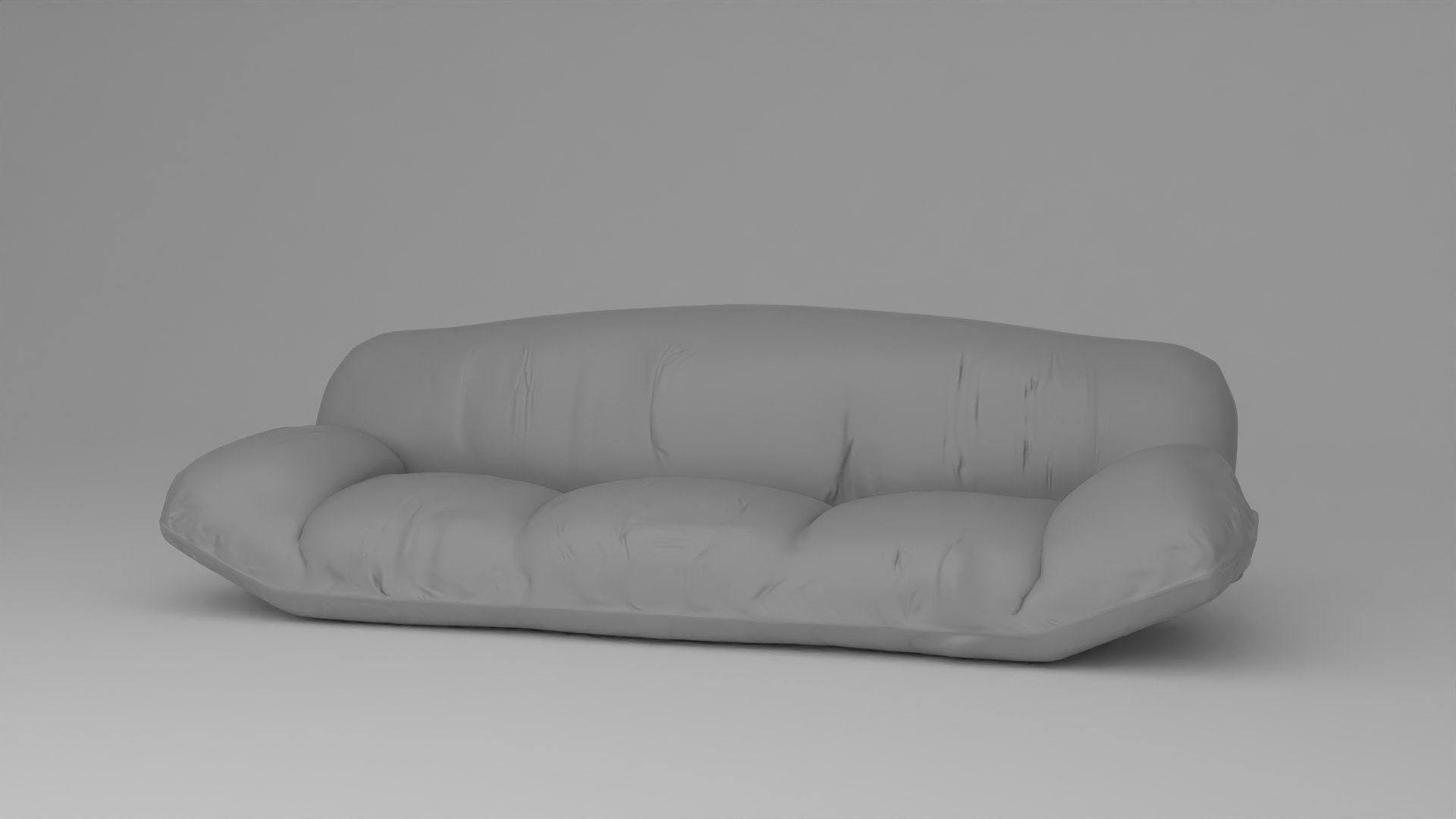3D Low-Poly Comfortable Couch - TurboSquid 2233161