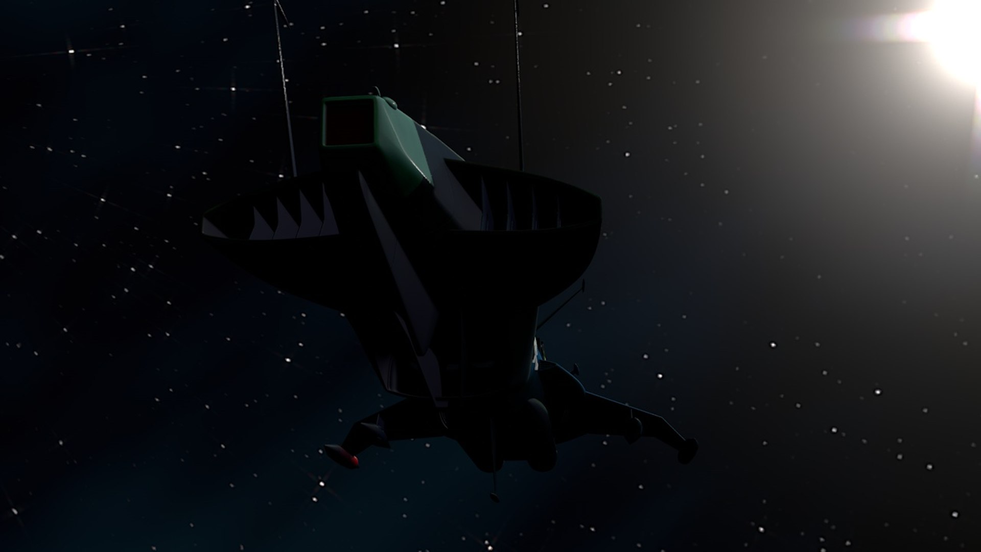 Arcadia Spaceship Captain Harlock 3D Model - TurboSquid 1714078