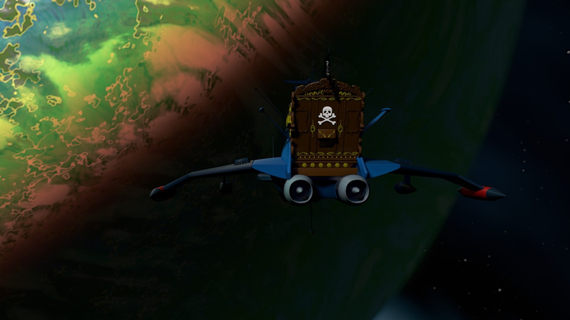 Arcadia Spaceship Captain Harlock 3D Model - TurboSquid 1714078