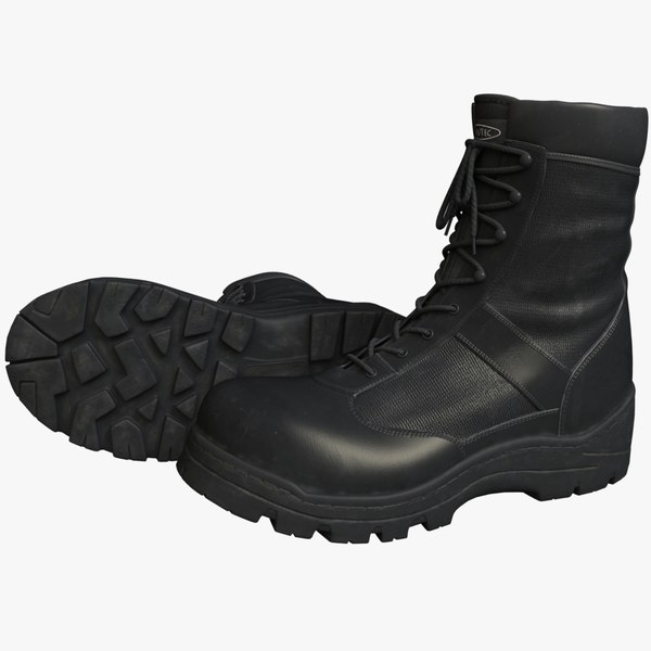 military spec ops boots 3d model