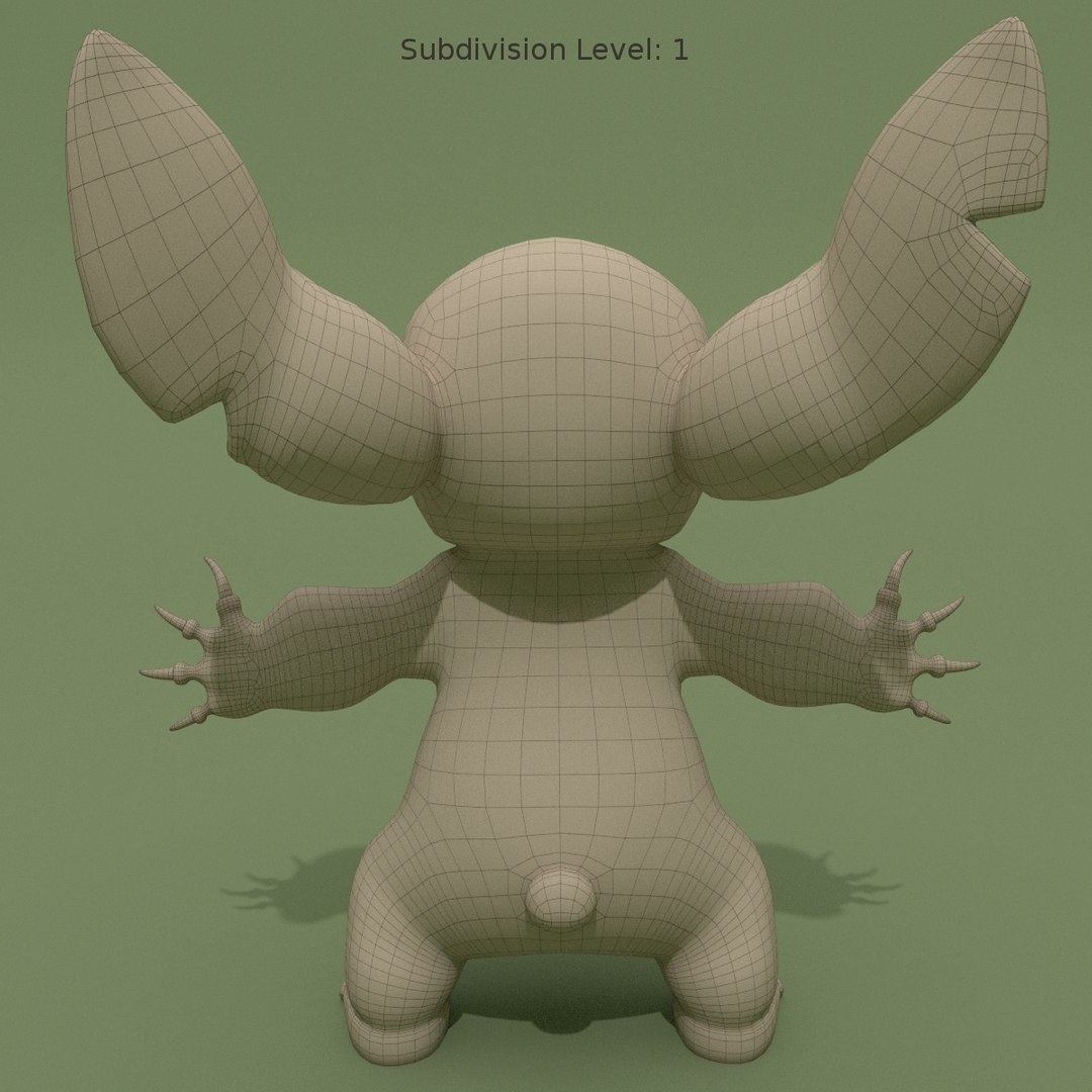 3D Stitch Model - TurboSquid 1194333