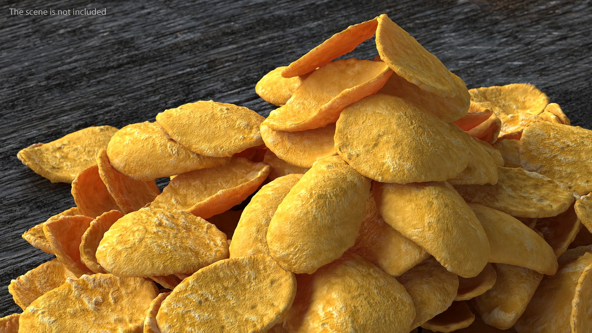 Pile Of Dry Corn Flakes 3D Model - TurboSquid 1747722