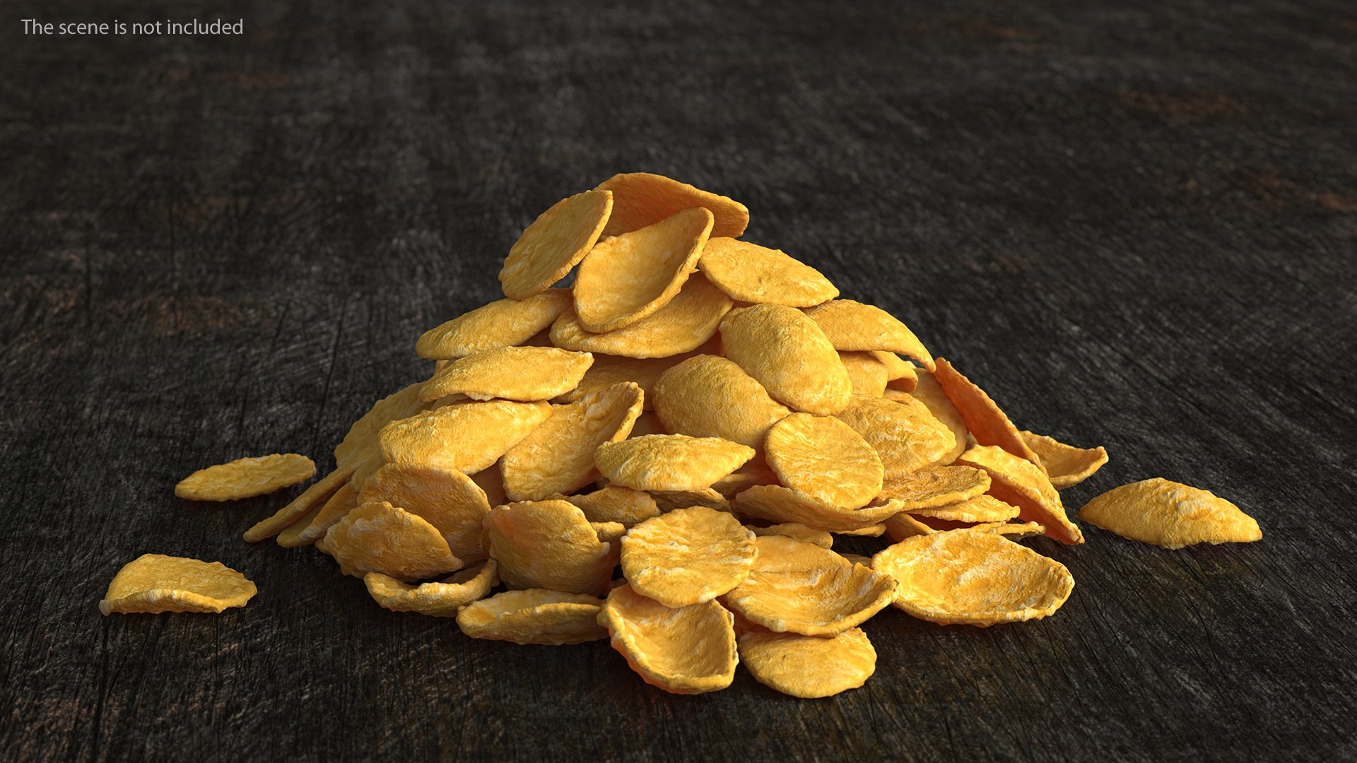 Pile Of Dry Corn Flakes 3D Model - TurboSquid 1747722