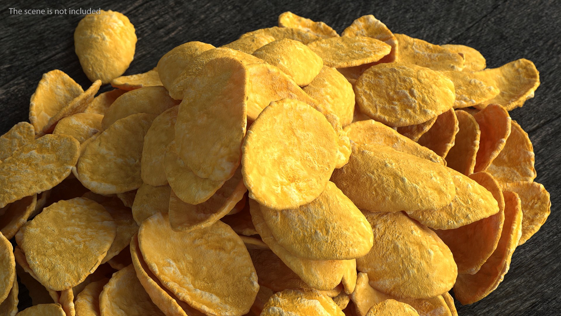 Pile Of Dry Corn Flakes 3D Model - TurboSquid 1747722