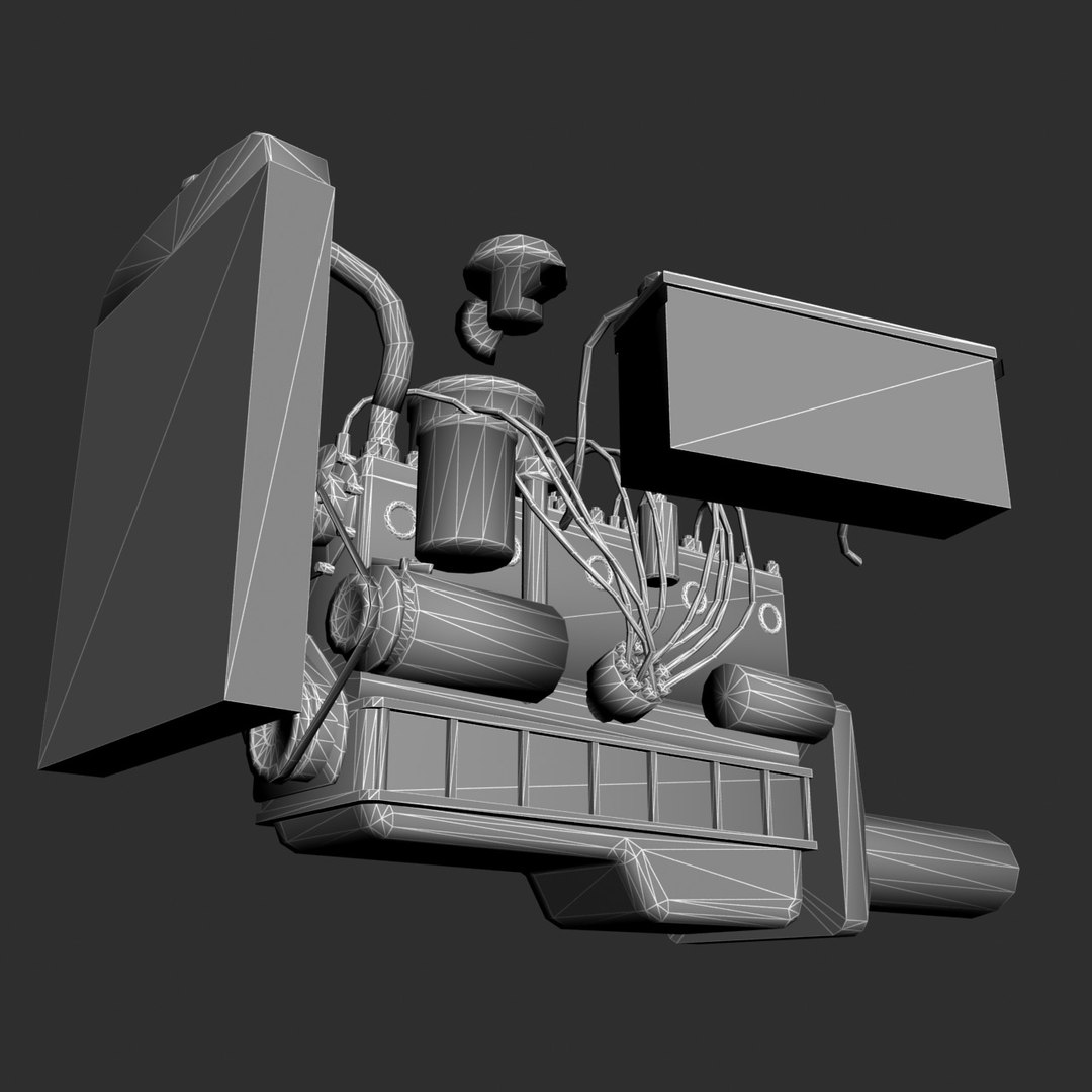 max low-poly 4 engine