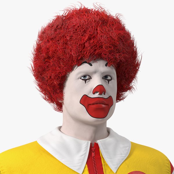 modelo 3d Piel de payaso de McDonald's para Cinema 4D - TurboSquid 2367863