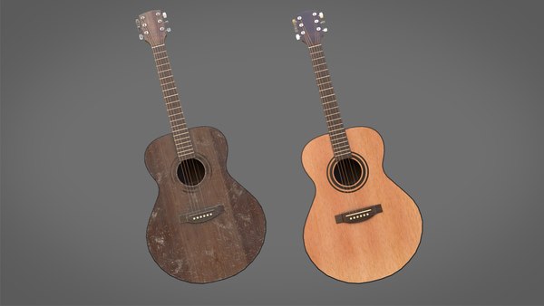 Acoustic Guitar STL Models for Download | TurboSquid