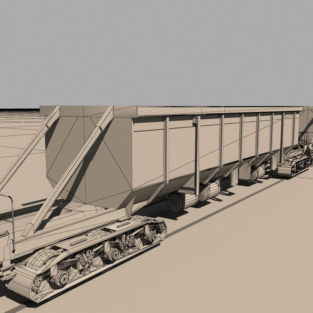 3D model train hopper car - TurboSquid 1425160