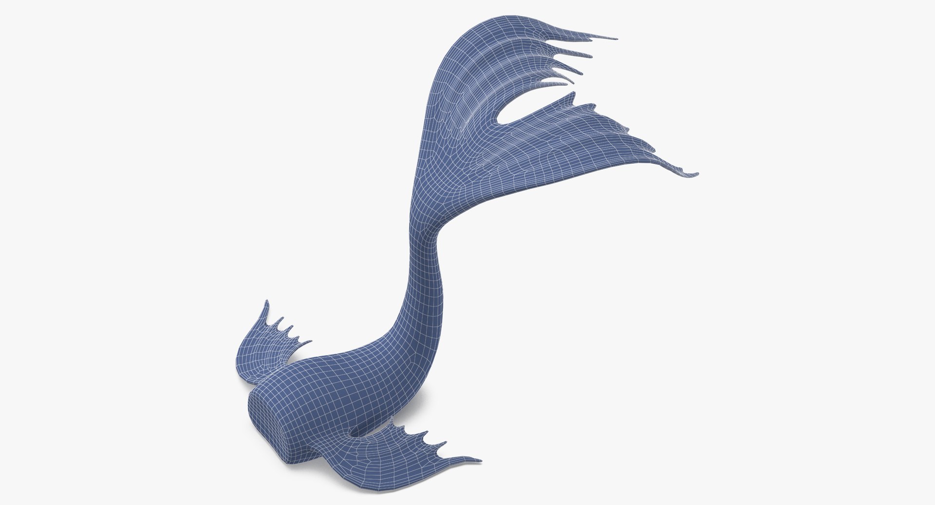 Mermaid tail 03 laying 3D - TurboSquid 1251462