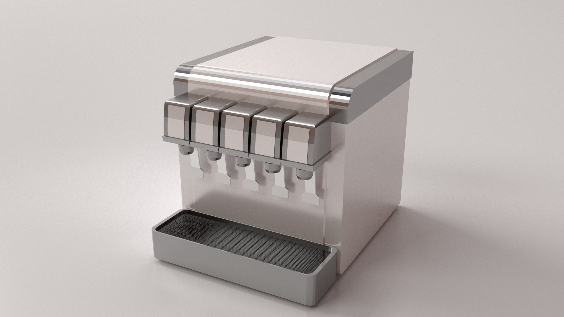 Post Mix Machine 3D Model - TurboSquid 2317055