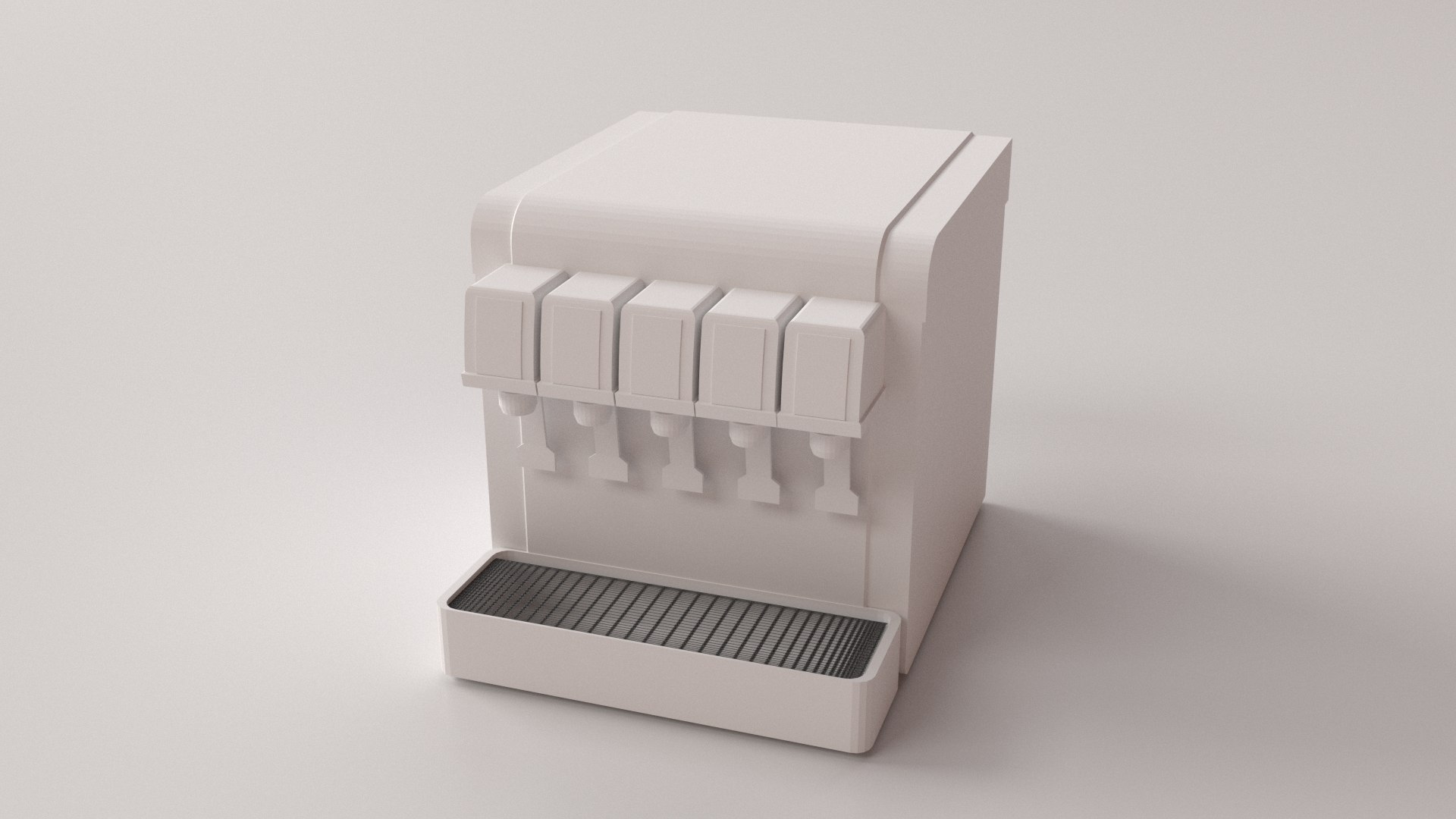 Post Mix Machine 3D Model - TurboSquid 2317055