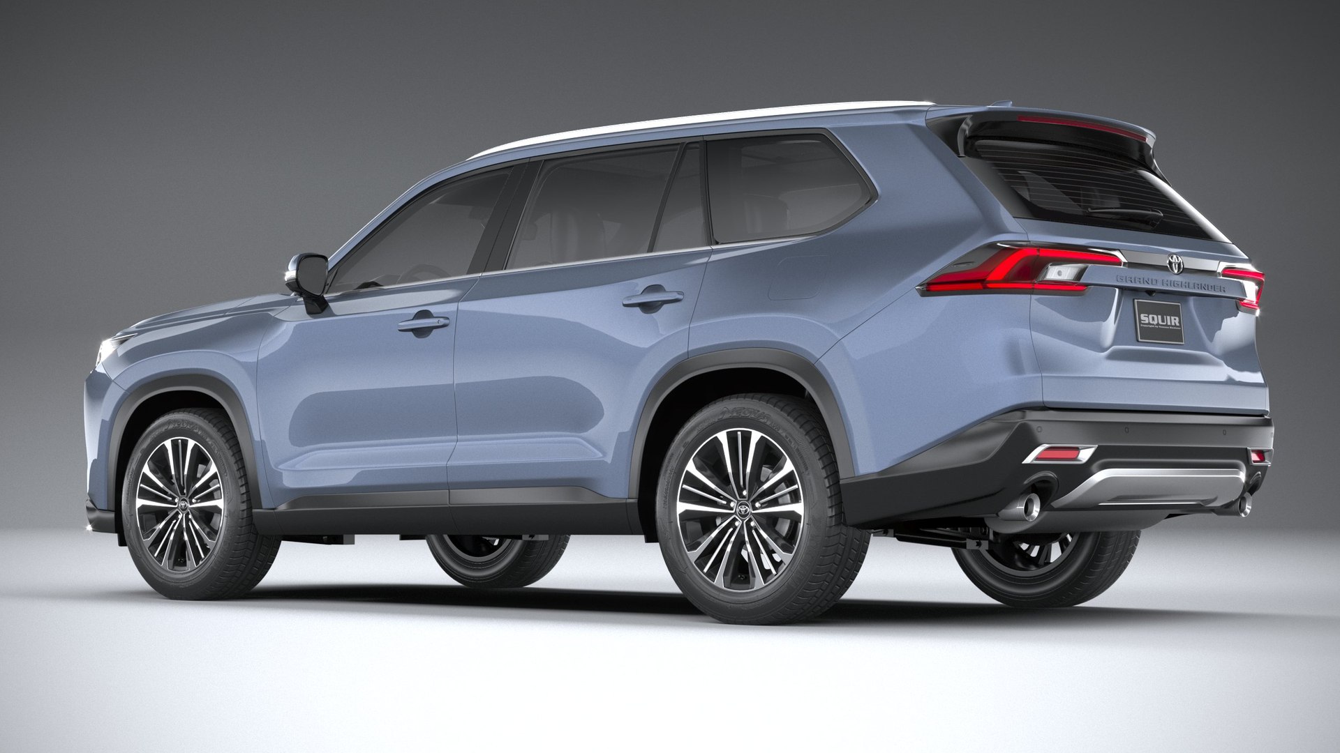 3D Model Toyota Grand Highlander Platinum 2024 - TurboSquid 2041530