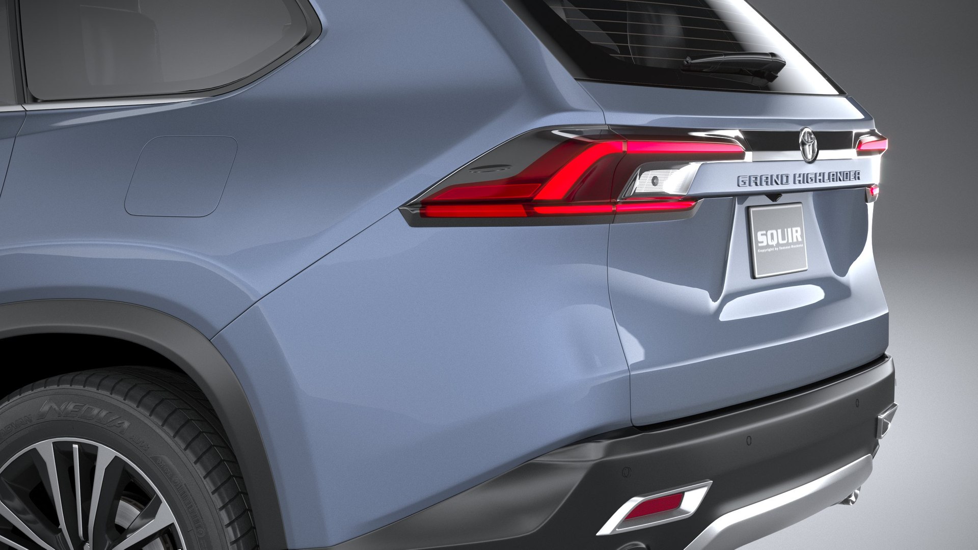 3D Model Toyota Grand Highlander Platinum 2024 - TurboSquid 2041530