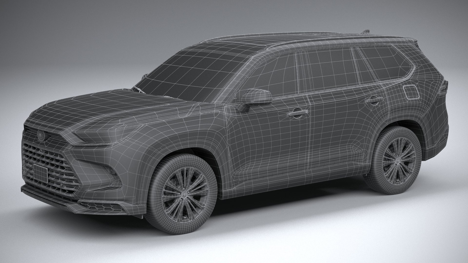 3D model Toyota Grand Highlander Platinum 2024 - TurboSquid 2041530