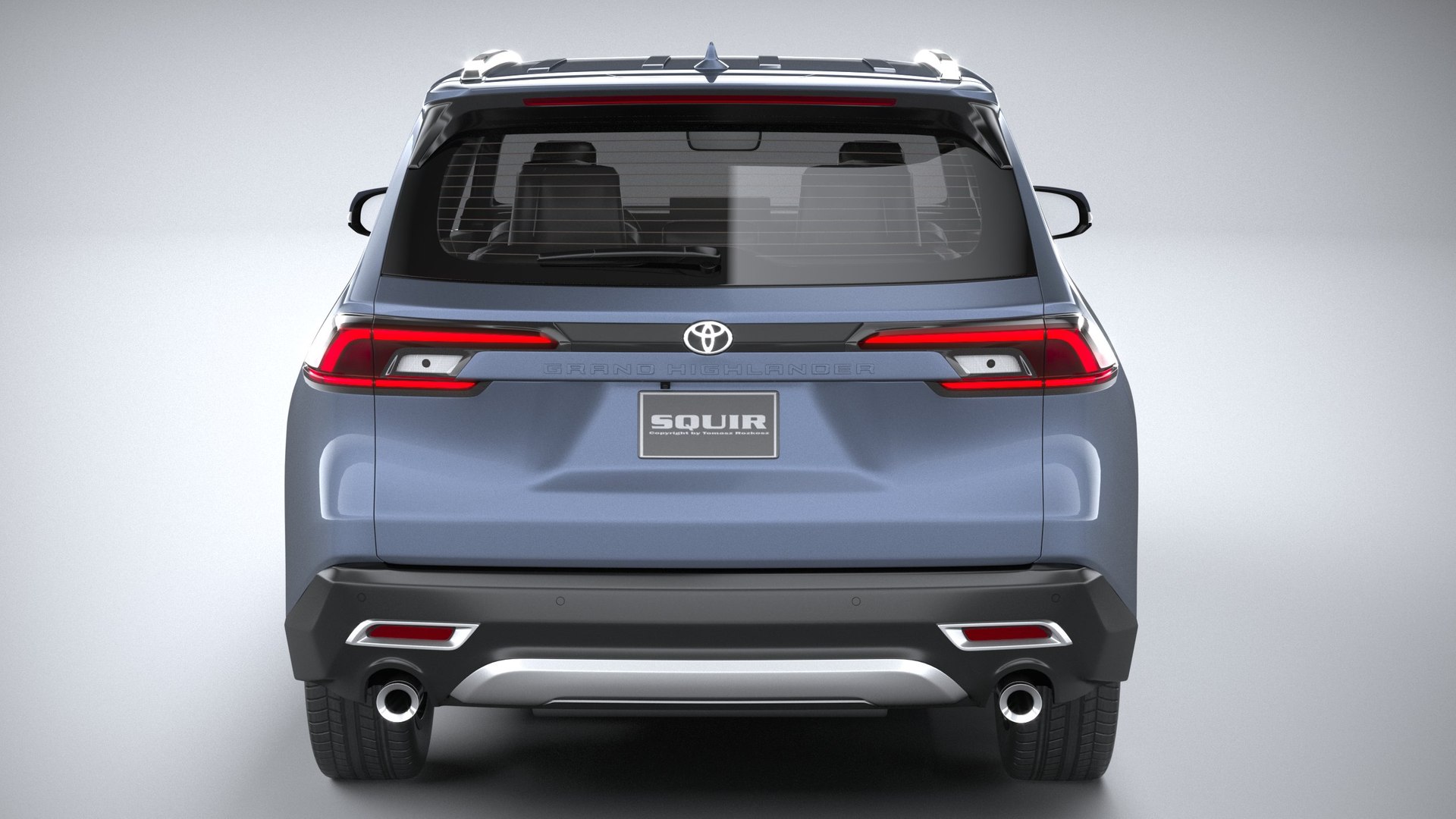 3D Model Toyota Grand Highlander Platinum 2024 - TurboSquid 2041530