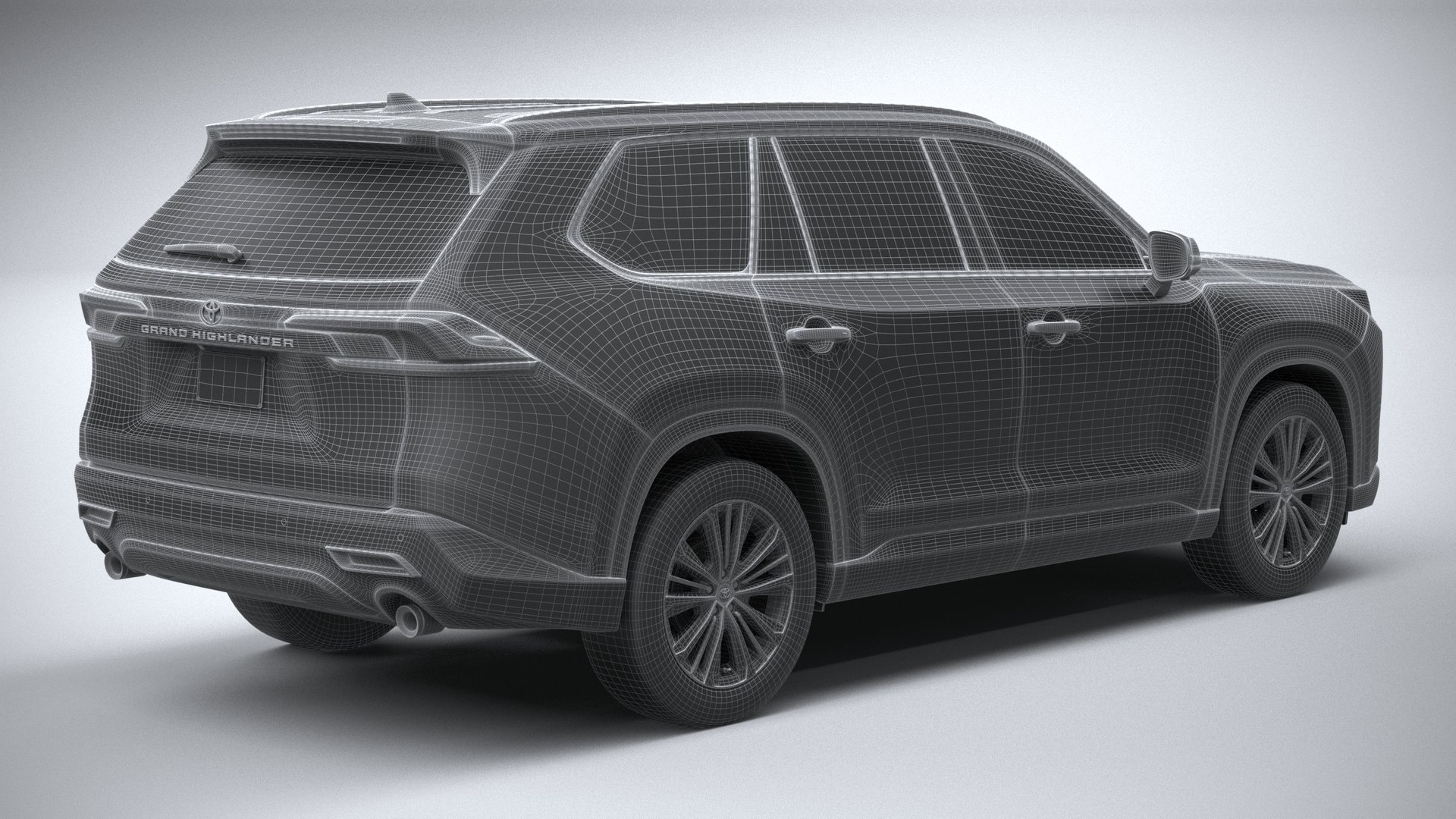 3D model Toyota Grand Highlander Platinum 2024 - TurboSquid 2041530