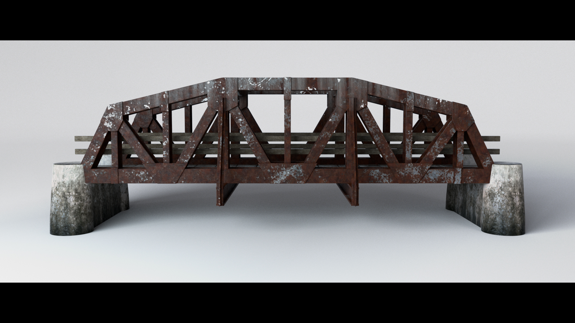Metal Bridge 3D - TurboSquid 2044546