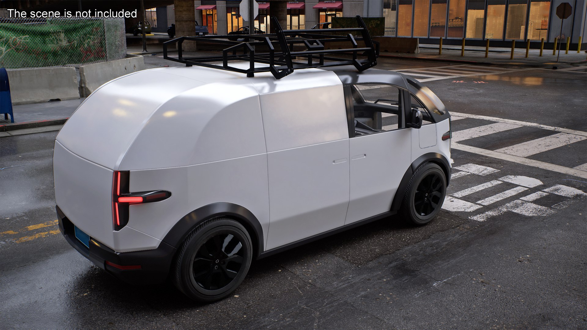 3D Minibus Electric White Rigged for Maya - TurboSquid 2142647