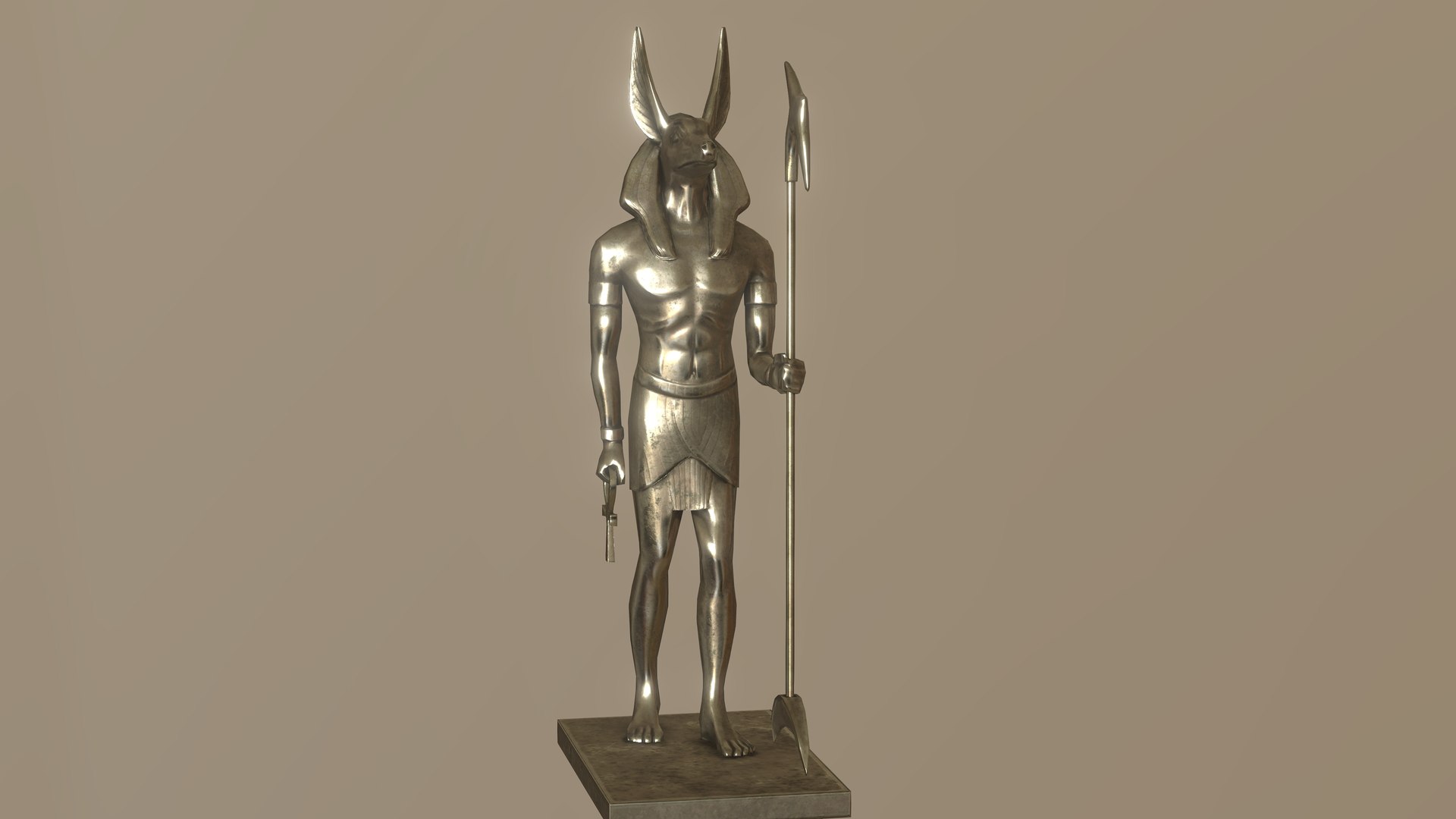 3D Anubis Statue 3d Model Ready For Print - TurboSquid 2281442