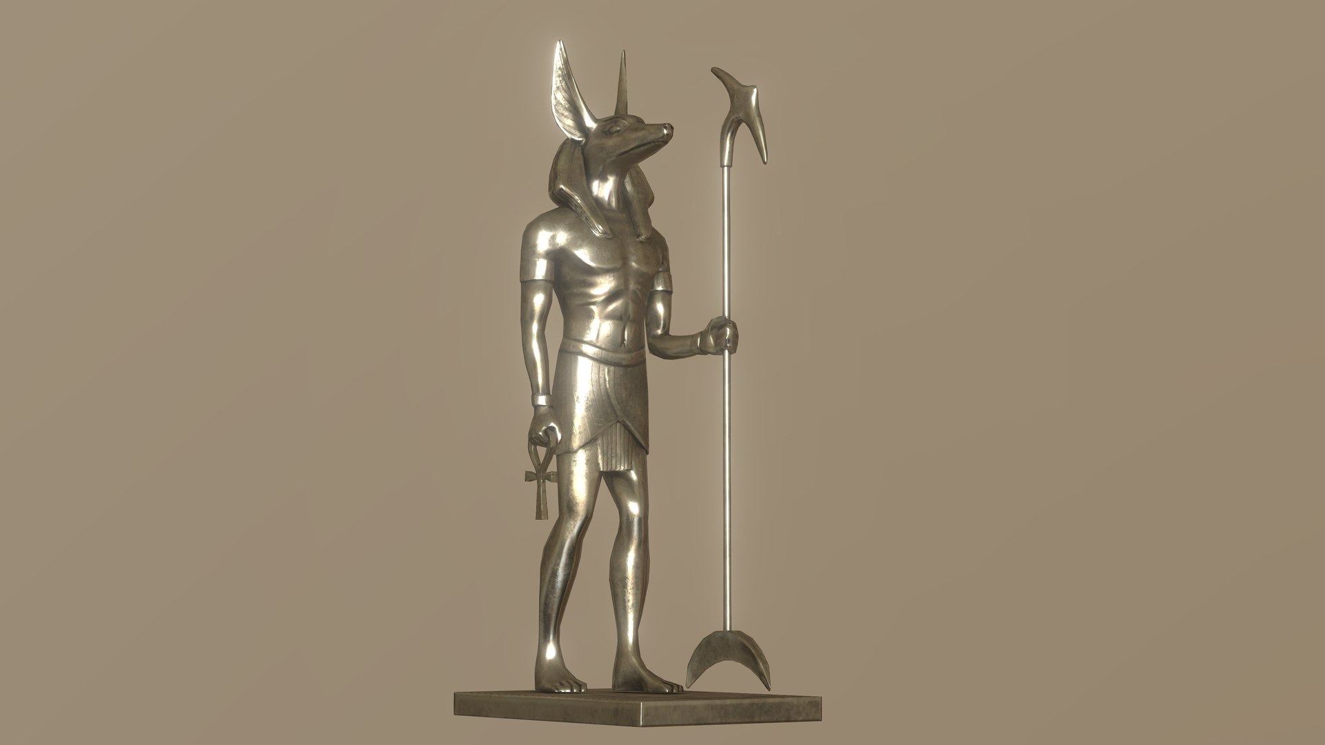 3D Anubis Statue 3d Model Ready For Print - TurboSquid 2281442