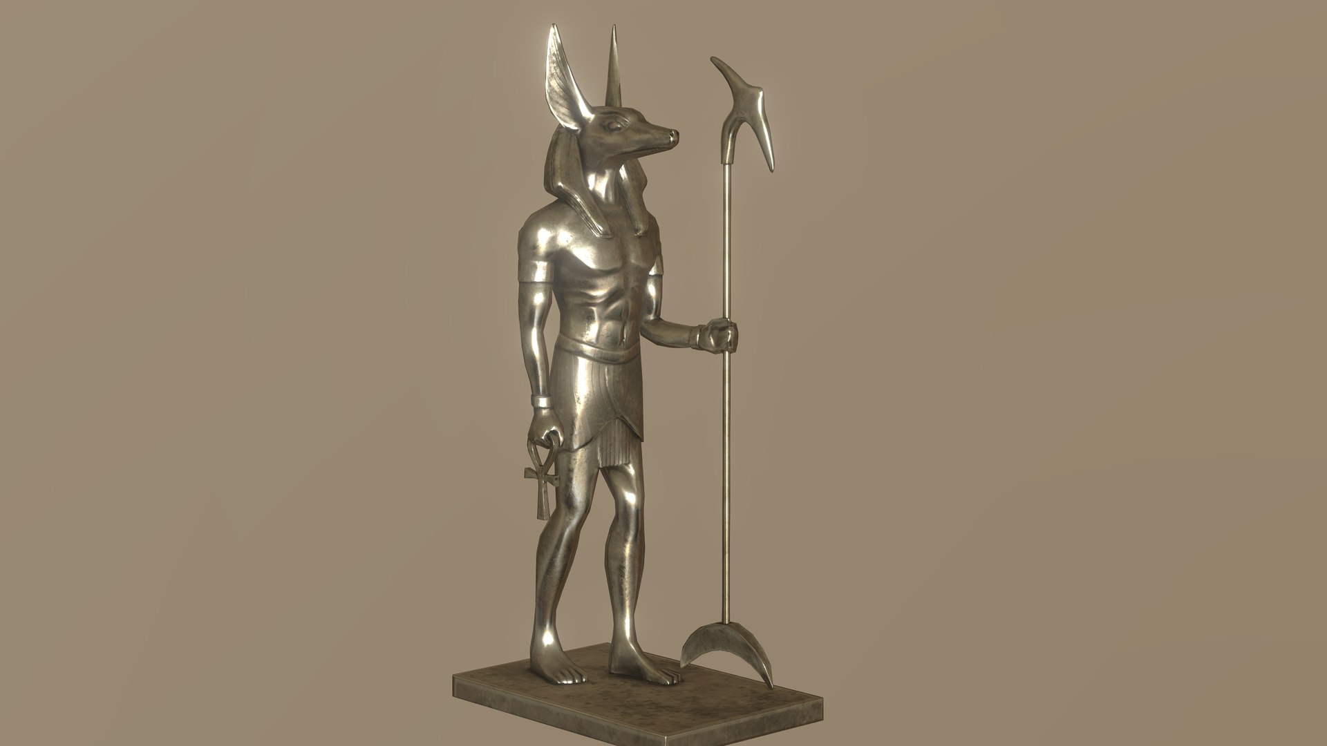 3D Anubis Statue 3d Model Ready For Print - TurboSquid 2281442