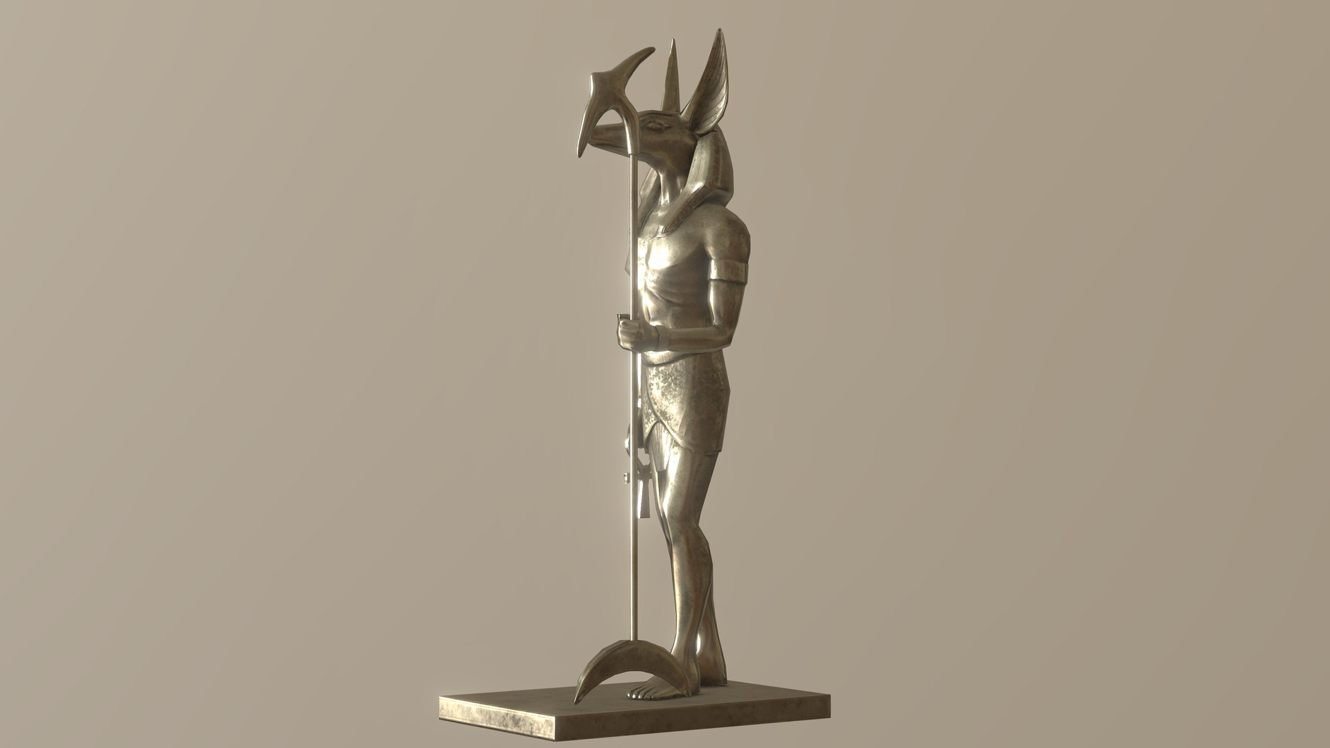 3D Anubis Statue 3d Model Ready For Print - TurboSquid 2281442