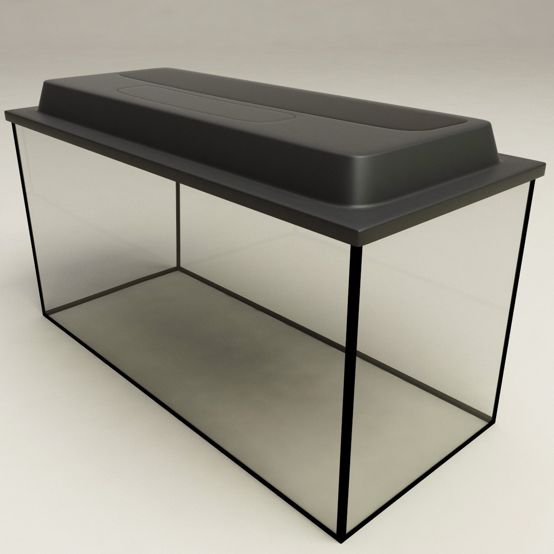 3d Aquariums Set Modelled Model