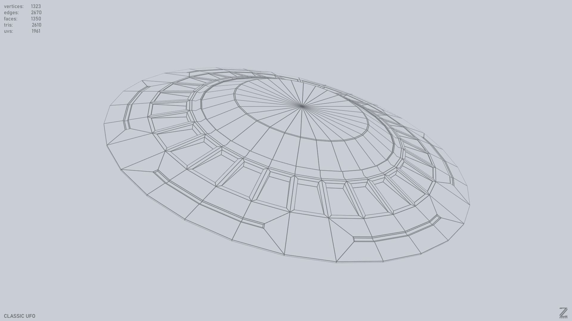 Classic UFO Collection 3D Model - TurboSquid 2244780