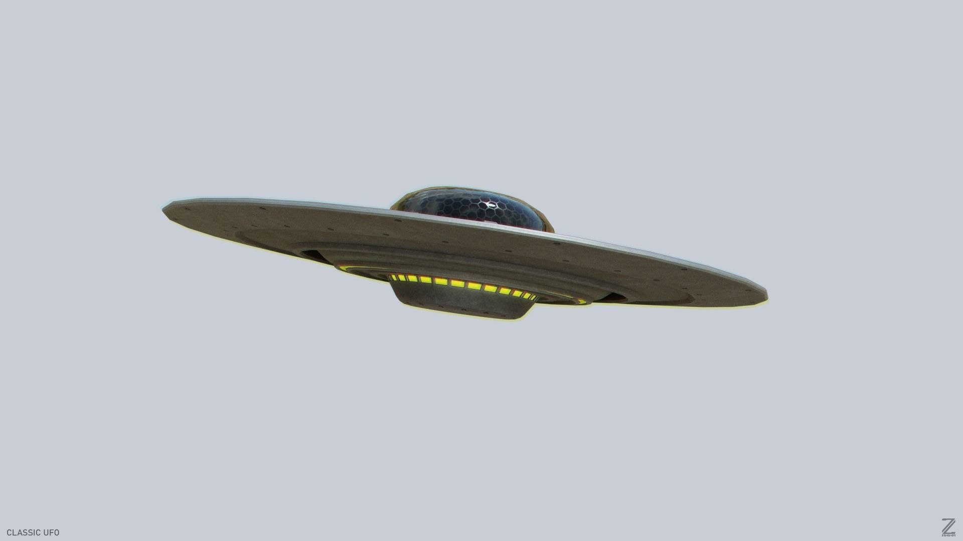 Classic UFO Collection 3D Model - TurboSquid 2244780