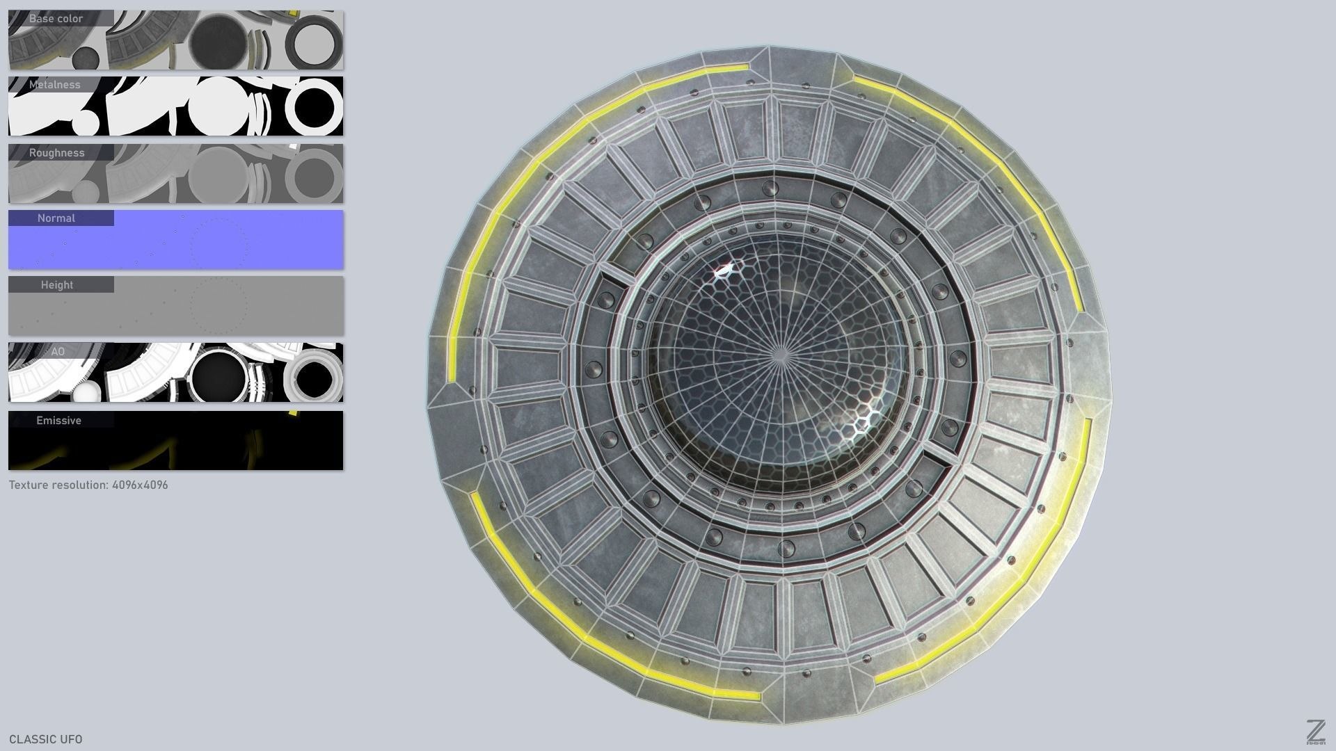 Classic UFO Collection 3D Model - TurboSquid 2244780